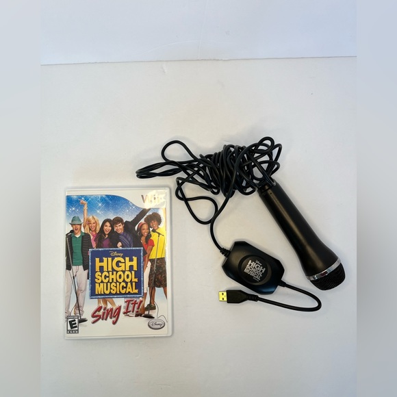 Wii | Toys | Disney High School Musical Hsm Sing It Nintendo Wii ...